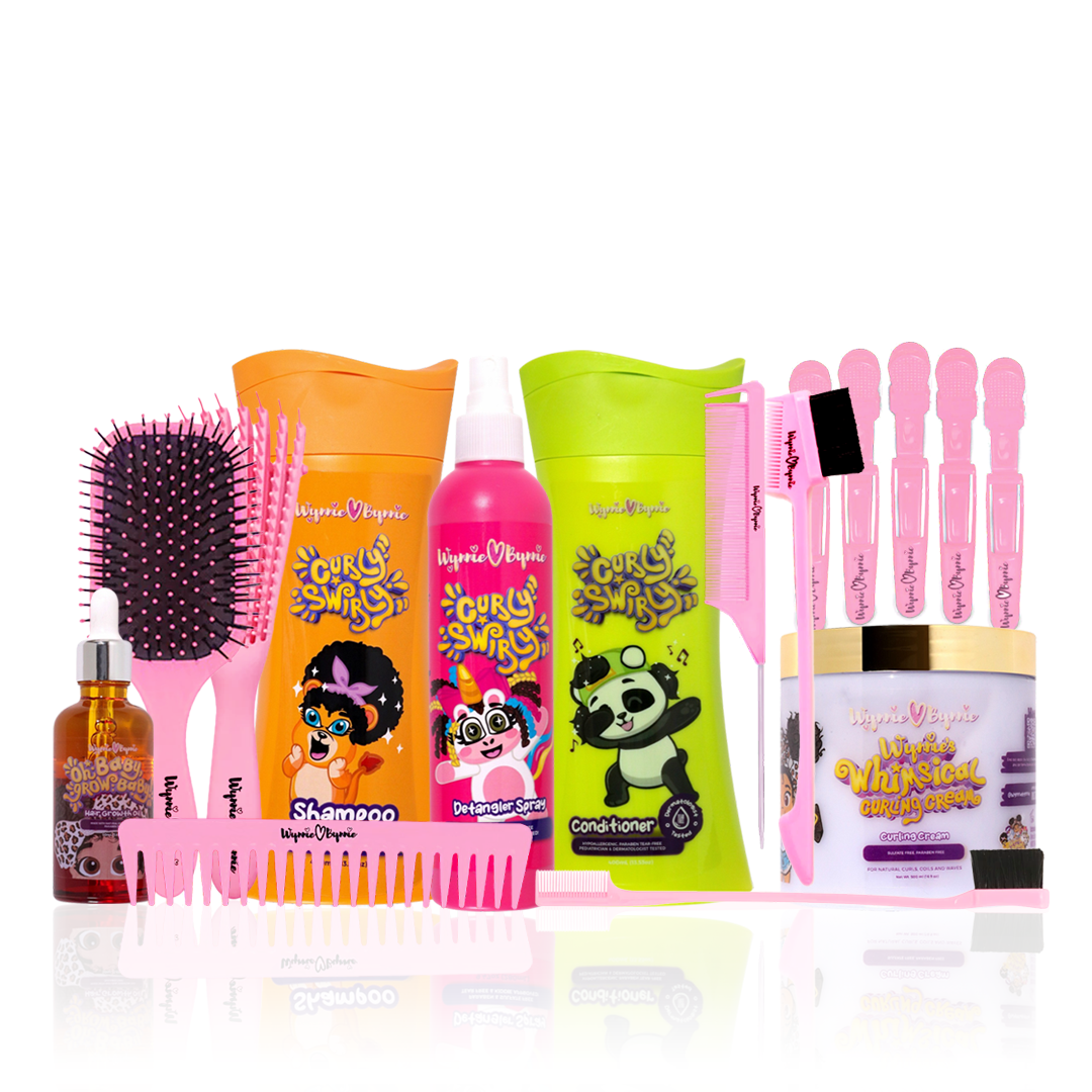 Curly Swirly Super Bundle w/ Bynnie Bounce Brush Set – Wynnie Bynnie®